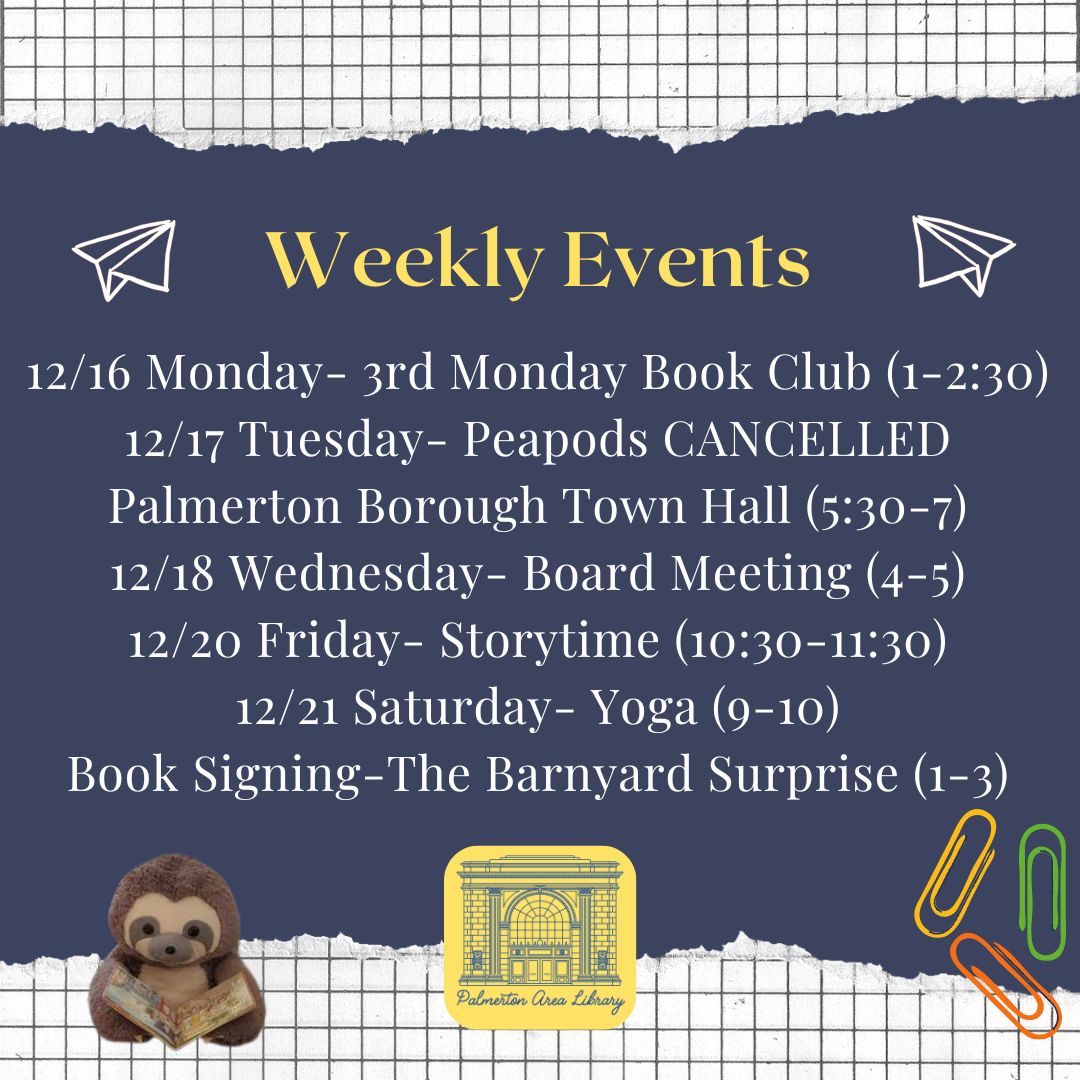 Palmerton Area Library – An Endless Shelf of Possibilities!